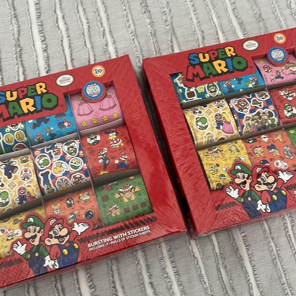 Nintendo | Other | Stickers Super Mario Bros 2 Boxes Stickers | Poshmark